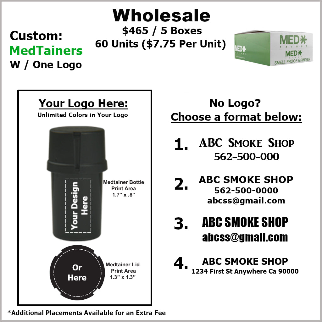 Medtainers- Custom Medtainers Assorted Colors (60 Units) – Medtainer ...
