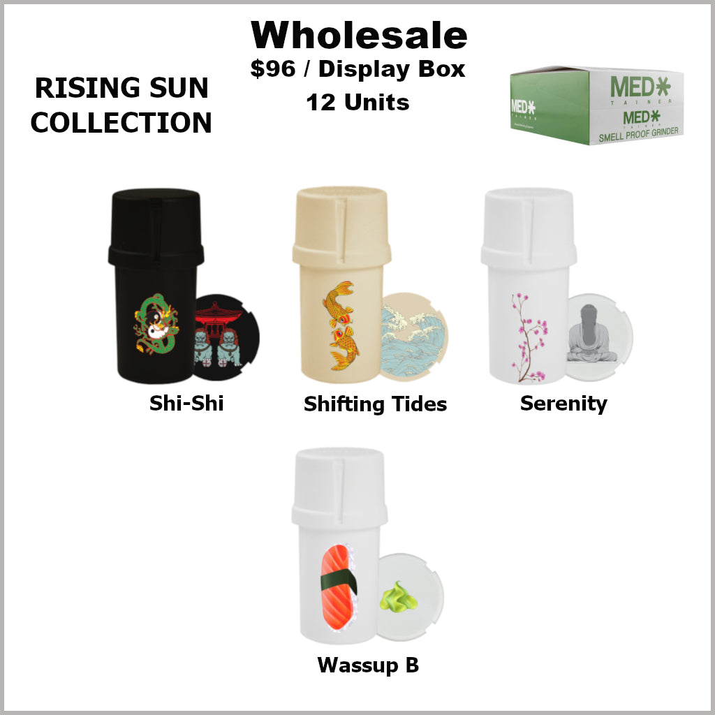 Medtainers- Rising Sun Collection (12 Units) – Medtainer Wholesale
